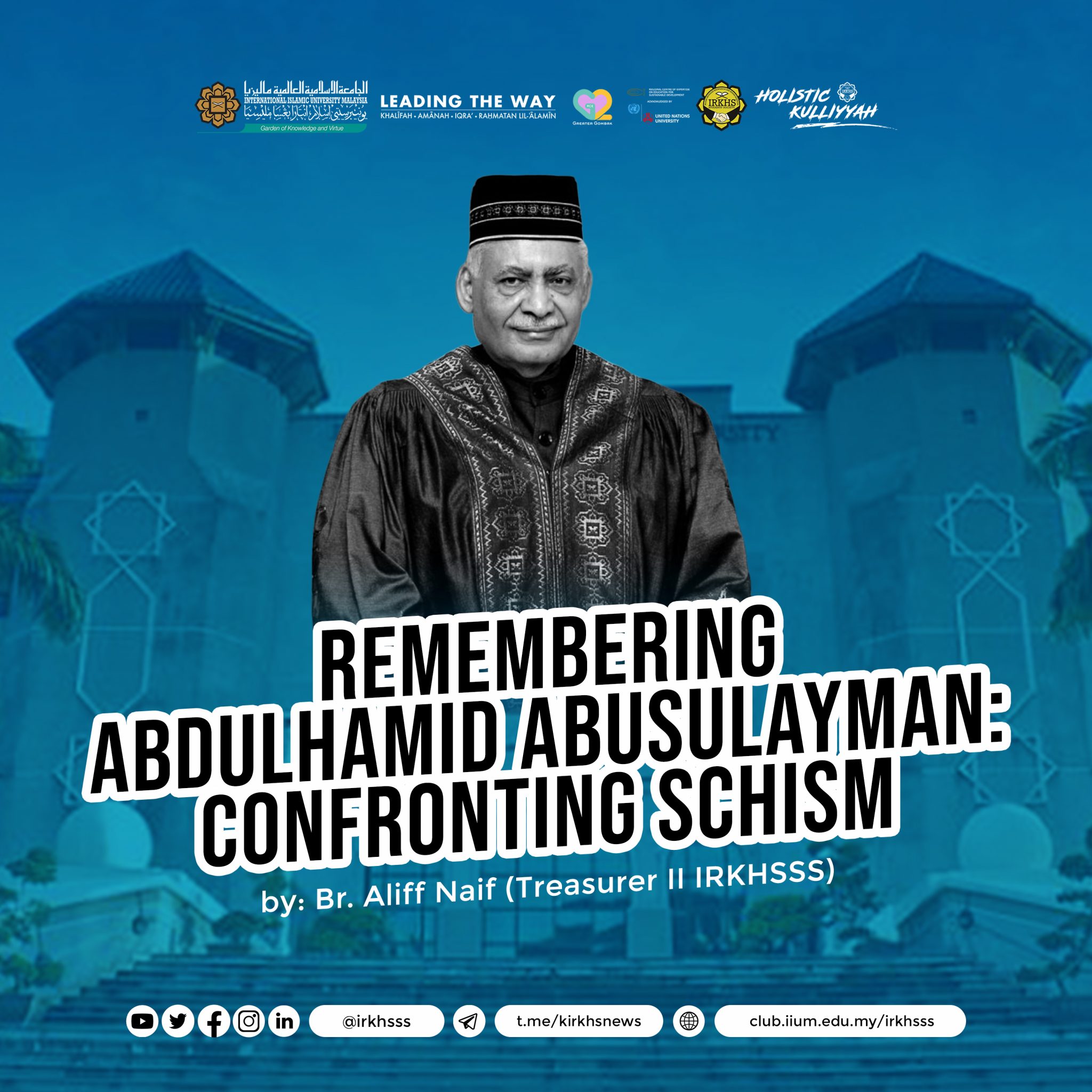 Remembering AbdulHamid Abusulayman: Confronting Schism – IRKHS Students ...